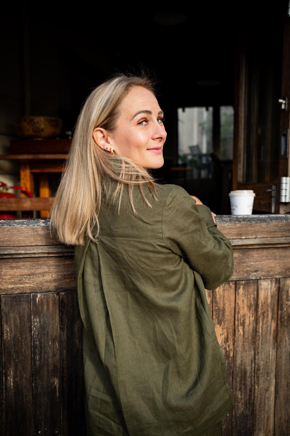 Comfort Linen Top – mgrey